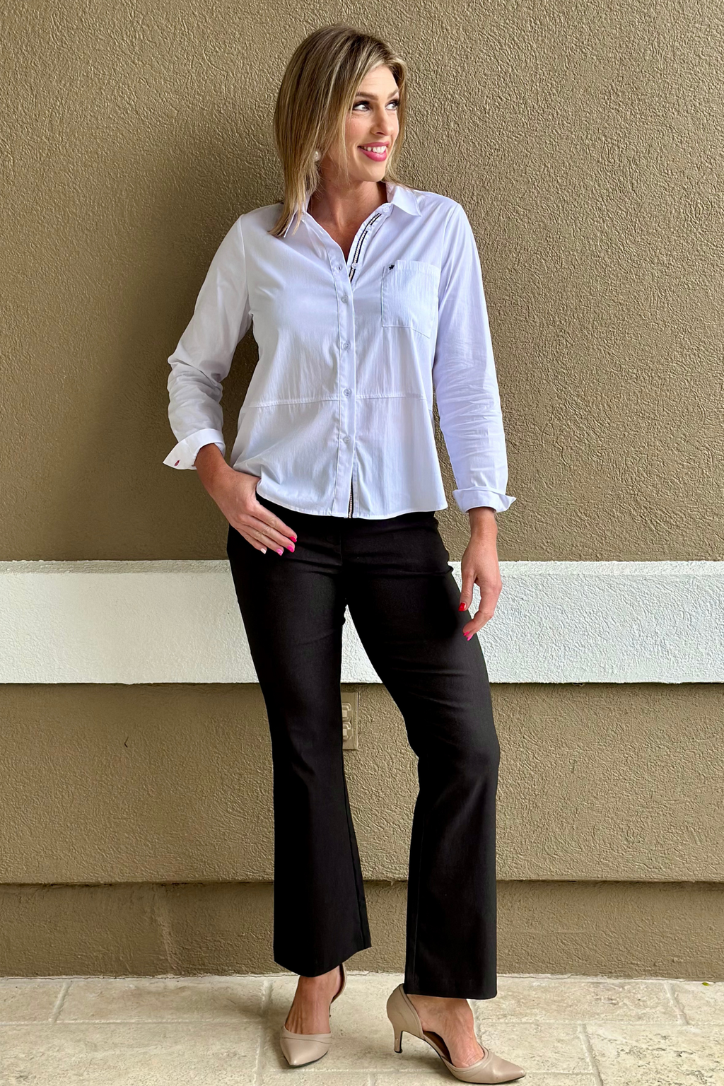 Order Renuar Miracle Pull On Boot Cut Pant in Carbon Online | The Pink ...