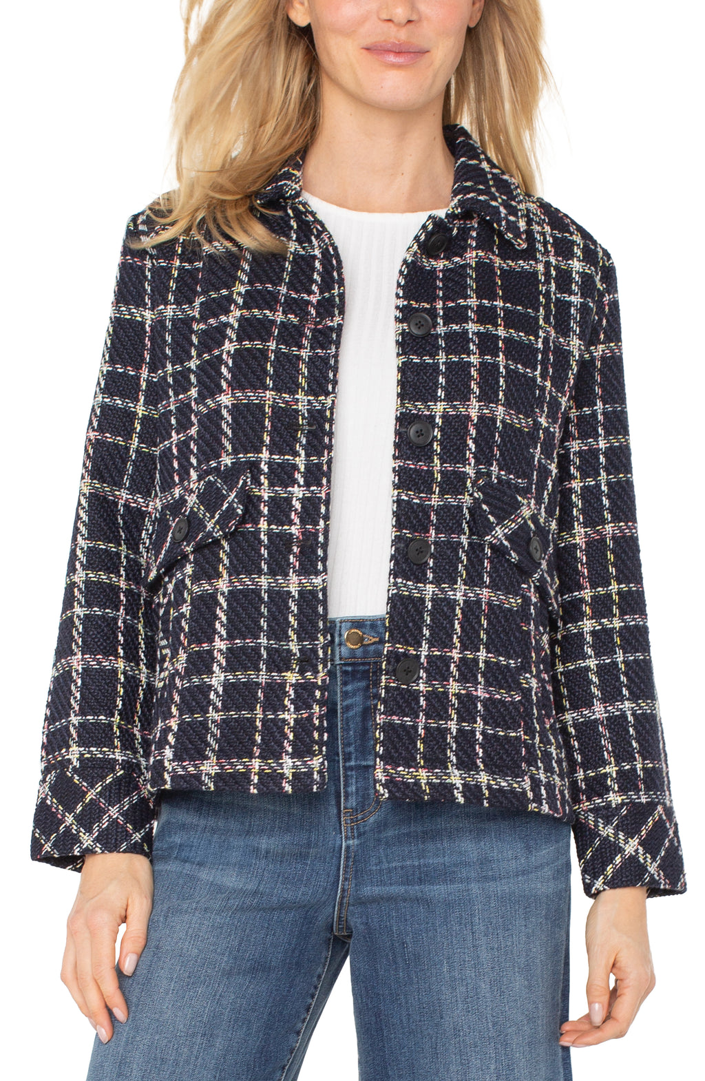 Liverpool Trunk Show pleat back jacket – Women's Clothing Boutique ...